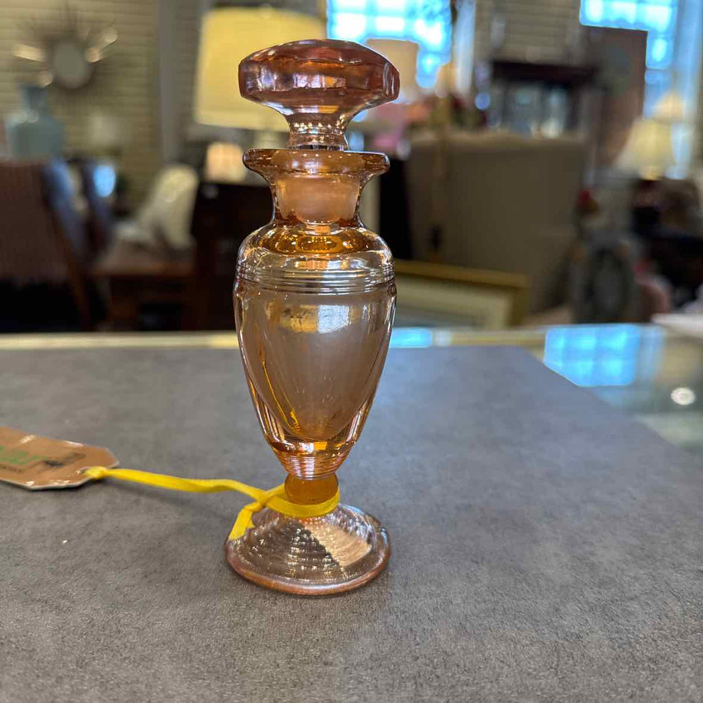 Art Deco Peach Perfume Bottle – The Courtyard